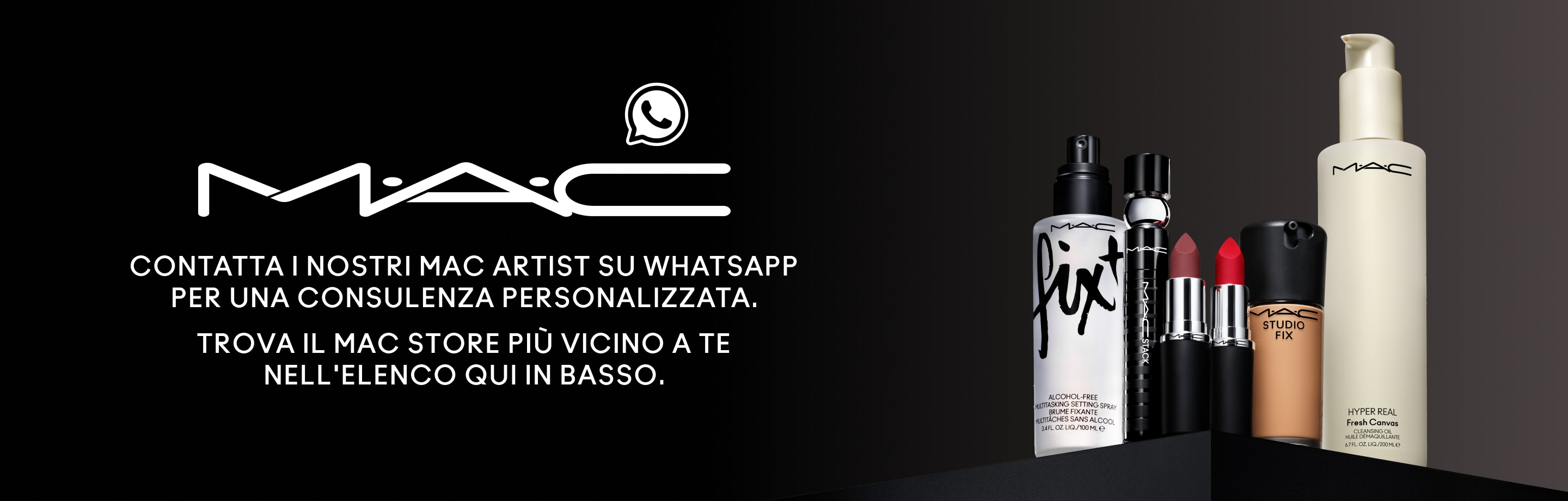 Elenco MAC Store Monomarca